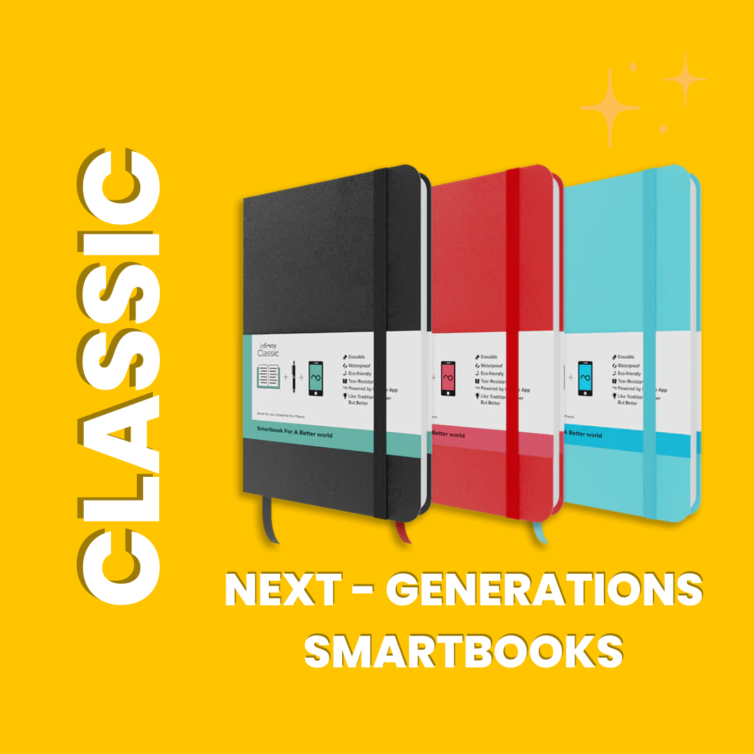 Infinote Classic Reusable Stone Paper Notebook