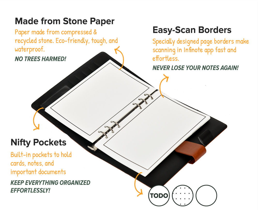 Infinote stone paper Smart Notebooks